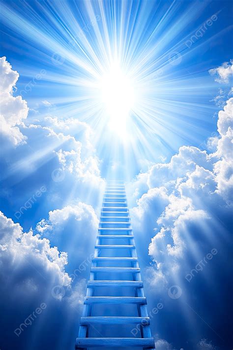 Stairway To Heaven A Dreamy Ascent Through Clouds Photo And Picture For