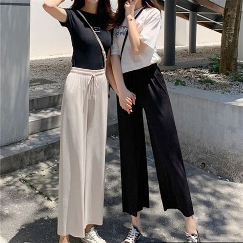 데일리팬츠 여성 통바지 6컬러 7부바지 밴딩바지 와이드팬츠 밴딩팬츠 9부바지 여름바지 여름