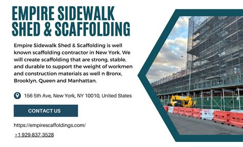 Safe And Secure Scaffolding Rentals In Nyc With Empire Sidewalk Shed