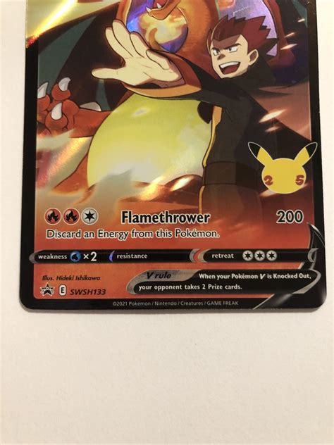 Pokemon Lances Charizard V Full Art Holo Celebrations Nm Values Mavin