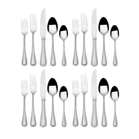 Wallace Continental Bead 20 Pc Flatware Set Service For 4 And Reviews