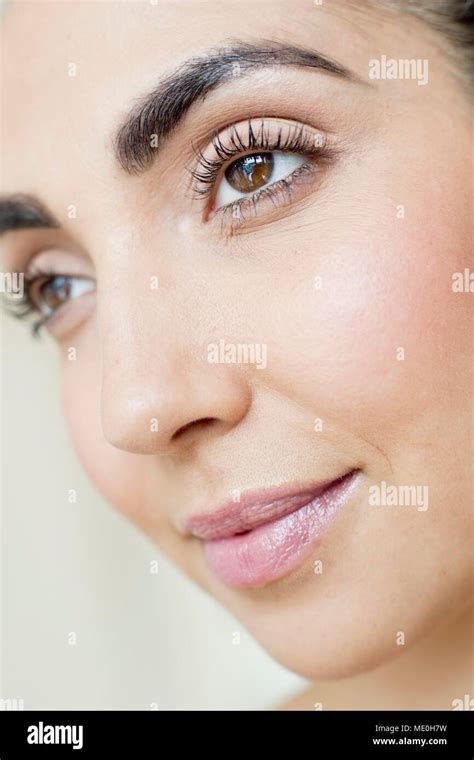 Eye Makeup Close Up Brown Eyes