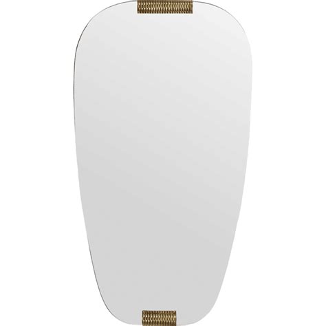 House Doctor Clips Spiegel Gold 58x32cm Living And Co