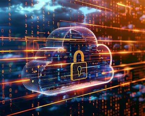 Digital Locks Securing Cloud Data Layers Of Protection Visible