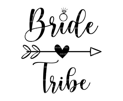 Papercraft Bride Tribe Svg Bride Svg Wedding Svg W Wedding Clip Art Images And Photos Finder