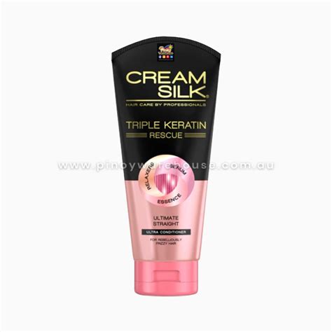 Cream Silk Triple Keratin Rescue Ultimate Straight Ultra Conditioner