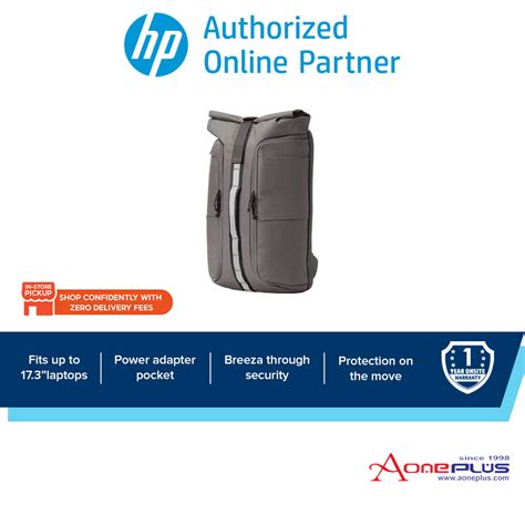Hp Pavilion Wayfarer Backpack Grey Shopee Malaysia