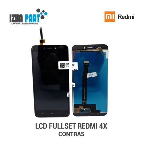 Jual Lcd Xiaomi Redmi 4x Fullset Contras Hitam Shopee Indonesia