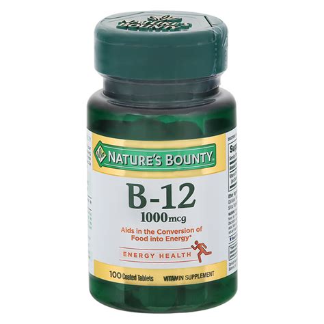 Save On Natures Bounty Vitamin B 12 1000 Mcg Tablets Order Online