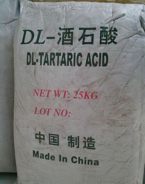 酒石酸 酒石酸 吴江市联盈化工有限公司