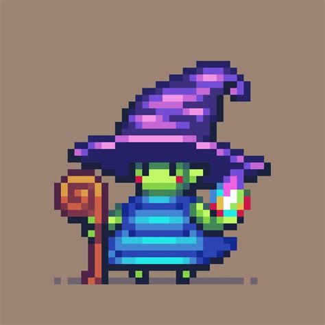 Lucas Godoy On Instagram Supreme Wizard 🔮 Pixelart Pixel Pixels