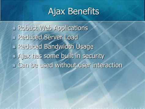 Ppt Ajax For Dynamic Web Development Powerpoint Presentation Free