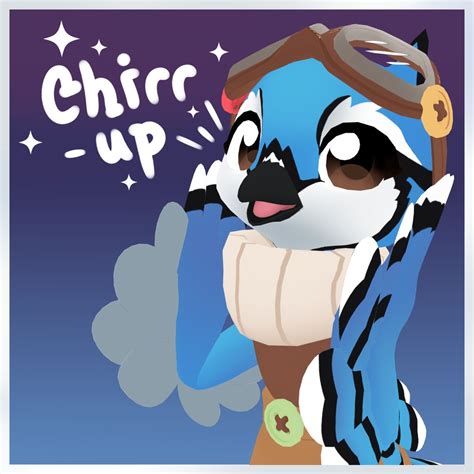 Chirrup Chibikemono Vrchat Bird Base Avatar Drawforfood Booth