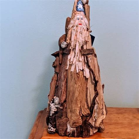 Driftwood Santa Etsy