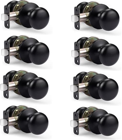 Knobwell 8 Pack Passage Door Knobs For Hallway Or Closet Door Knobs