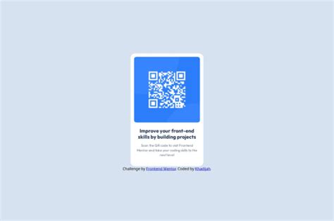 Frontend Mentor Responsive Qr Code Using Html5 And Css3 Coding