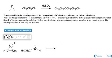 Solved Ethylene Oxide S The Starting Material For The Sy