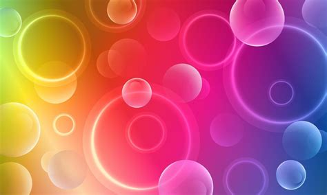 Morph Background Gradient Colorful With Circle Shape Glass Effect