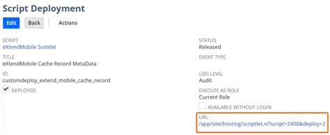 Update The EXtendMobile Record Cache EXtendKnowledge