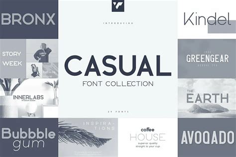 casual font collection font fontpath