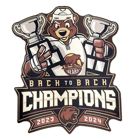 Hershey Bears 2024 Calder Cup Champions Coco Pennant