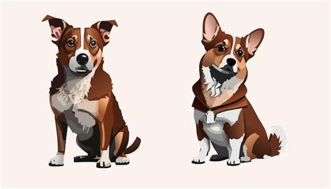 Premium Vector Small Dog