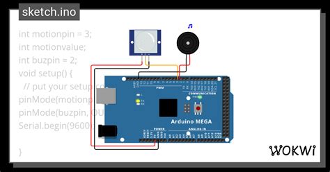 Pir Motion Sensor Wokwi Esp Stm Arduino Simulator