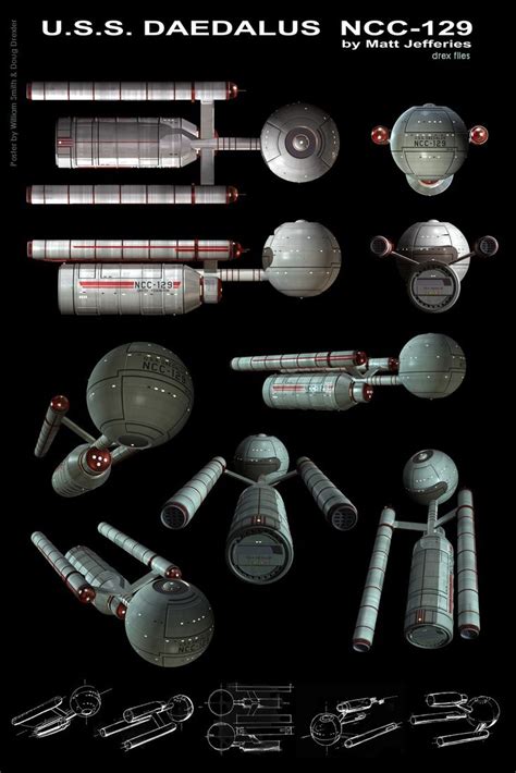 Star Trek Daedalus Class Star Trek Ships Star Trek Starships Star Trek Universe