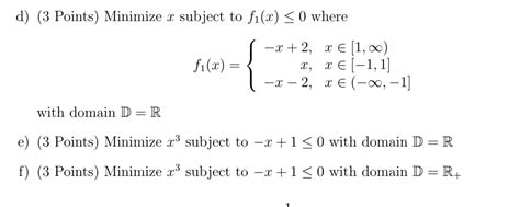 Solved Problem Points For Each Of The Following Chegg Com