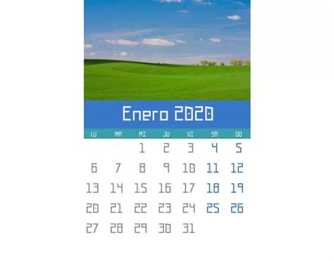 Calendarios Personalizados Para Imprimir Gratis 2020