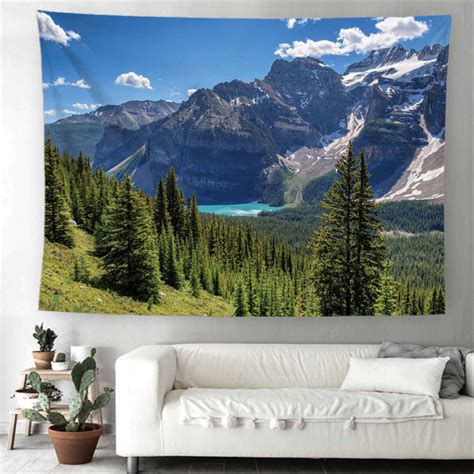 East Urban Home Wall Decoration Rocky Mountains Moraine Lake Nature