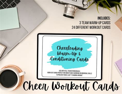 Cheerleading Warm Up And Workout Cards Etsy