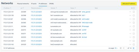Working With Ip Addresses In Vmmanager — Ispsystem Instructions