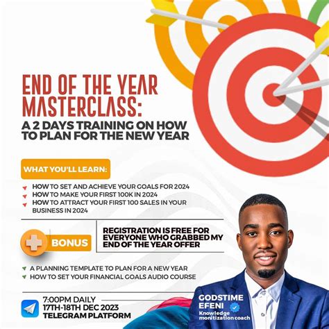 End Of The Year Master Class Flyer And Poster Design Master Class