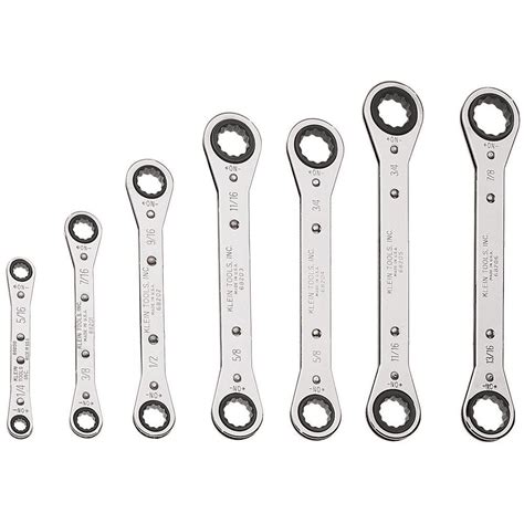 Klein Tools 68222 7 Piece Ratcheting Box Wrench Set Jm Test Systems