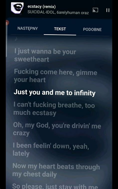 Ecstacy🖤music Lips Spedup Song Viral Lyrics Spotify Vacation