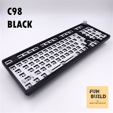 Cxtech C98pro Barebones Keyboard Kit 98 Layout Programmable Lcd