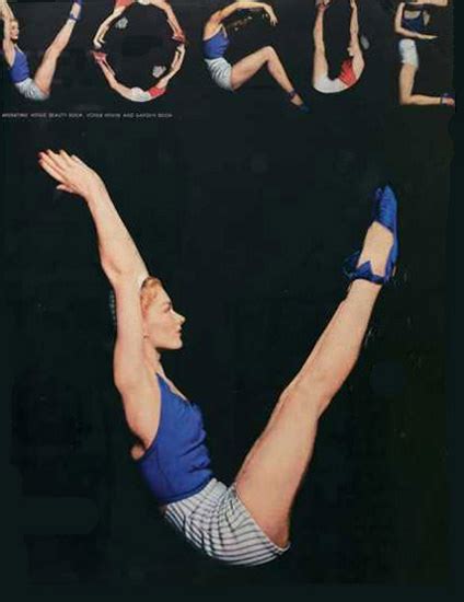Vogue Cover Copyright 1940 Gym Number Mad Men Art Vintage Ad Art