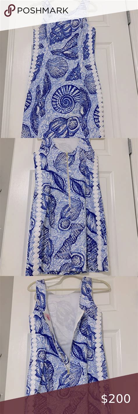 🐚 Lilly Pulitzer Peri Stuffed Shells Mila Shift Clothes Design Plus