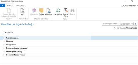 Microsoft Dynamics Nav 2016 Workflow Flujos De Trabajo ~ Tutoriales Navision