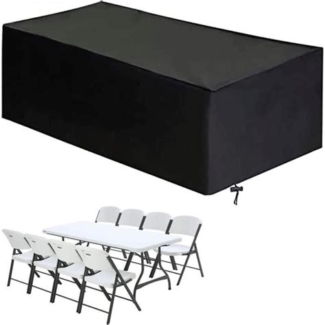 Housse De Protection Table De Jardin Rectangulaire Bache Salon De Jardin Housse Pour Table De
