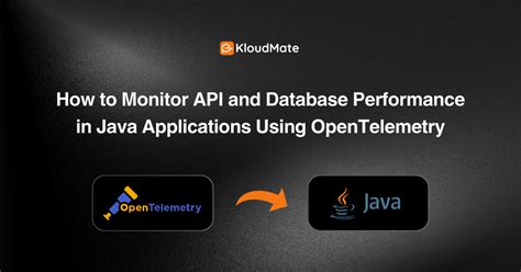 how to monitor api and database performance in java applications using