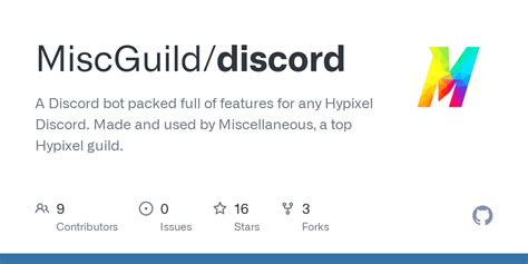 Github Miscguild Discord A Discord Bot Packed Full Of Features For
