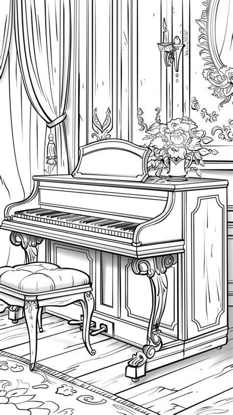 228 Instrumentos Musicales Para Colorear Imágenes