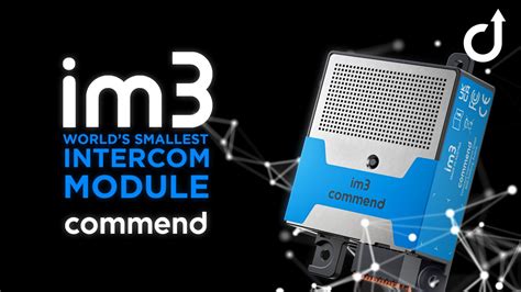 Commend On Linkedin Ip Intercom Module Im3 The Worlds Smallest With