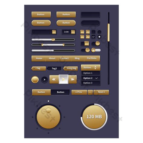 Two Sets Of Texture Buttons Psd Layered Png Images Ai Free Download