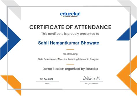 Sahil Bhowate On Linkedin Datascience Machinelearning Edureka Professionaldevelopment