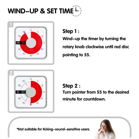 Twenty5 Seven Countdown Timer 7 5 Inch 60 Minute 1 Hour Visual Timer Classroom Teaching Tool