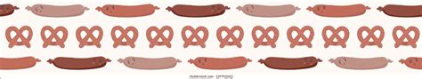 Pretzel Border Photos Images And Pictures Shutterstock