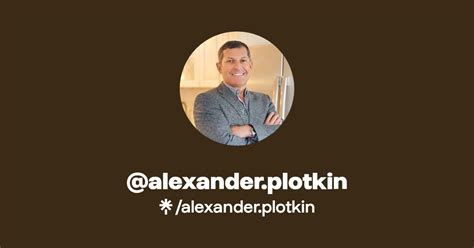 Alexander Plotkin Twitter Instagram Facebook Tiktok Linktree